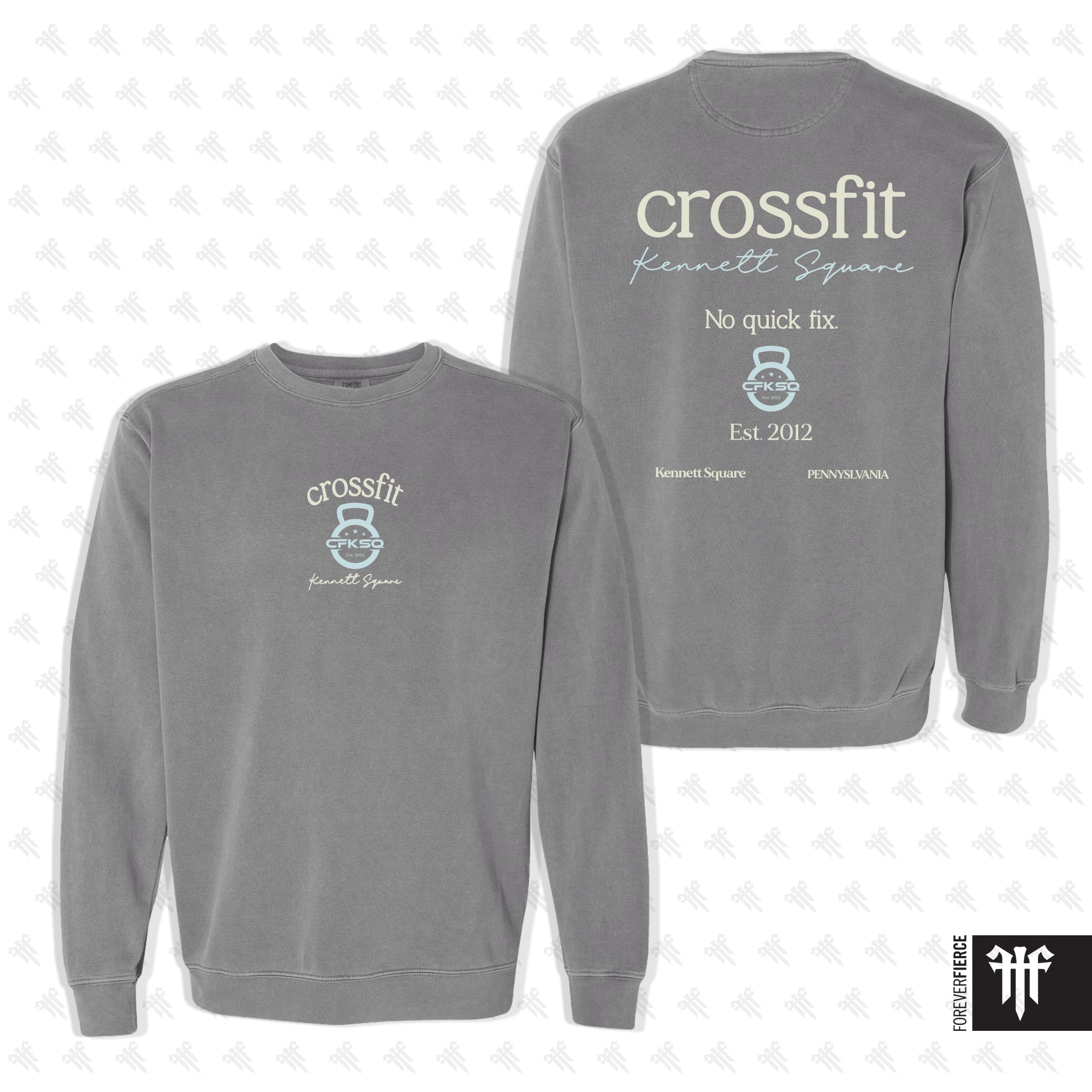 CrossFit Kennett Square September 2025 Cursive Design Crewneck ...